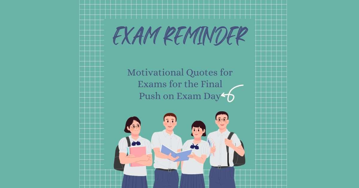 50+ Motivational Quotes for Exams to Inspire Success - Quotes Creations
