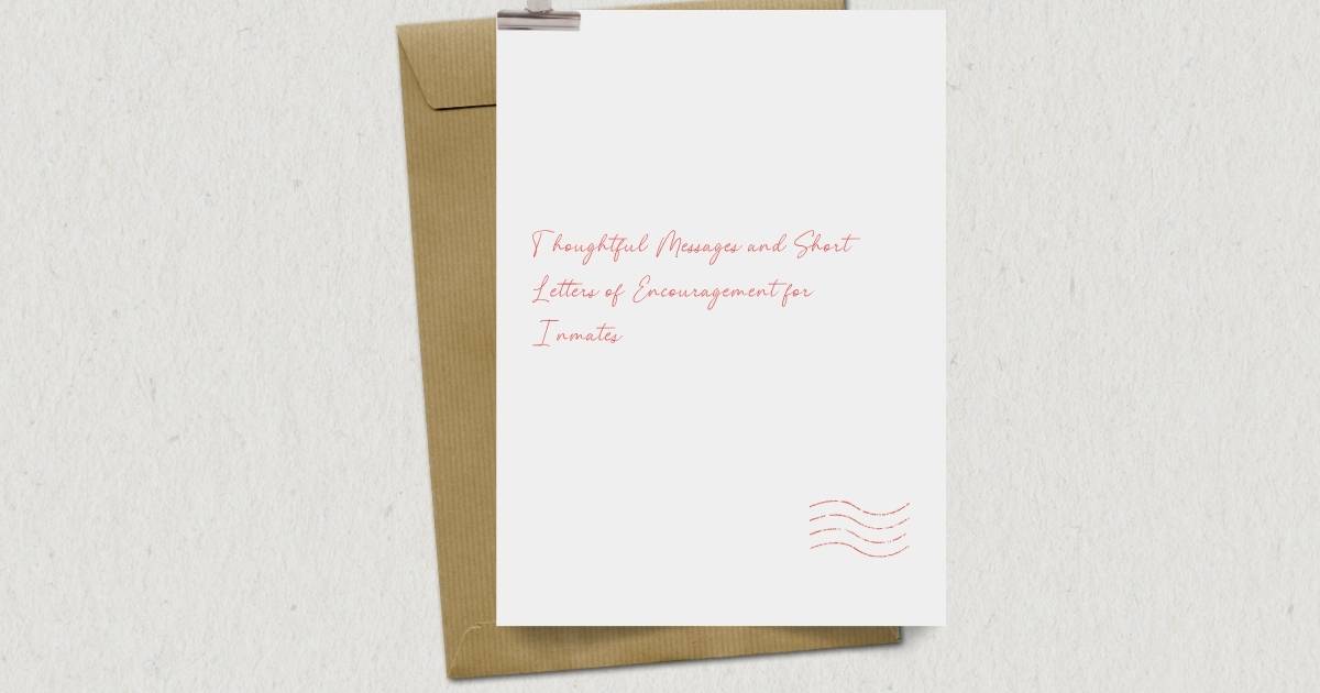 Encouraging Jail Quotes and Uplifting Words for Someone in Prison ...